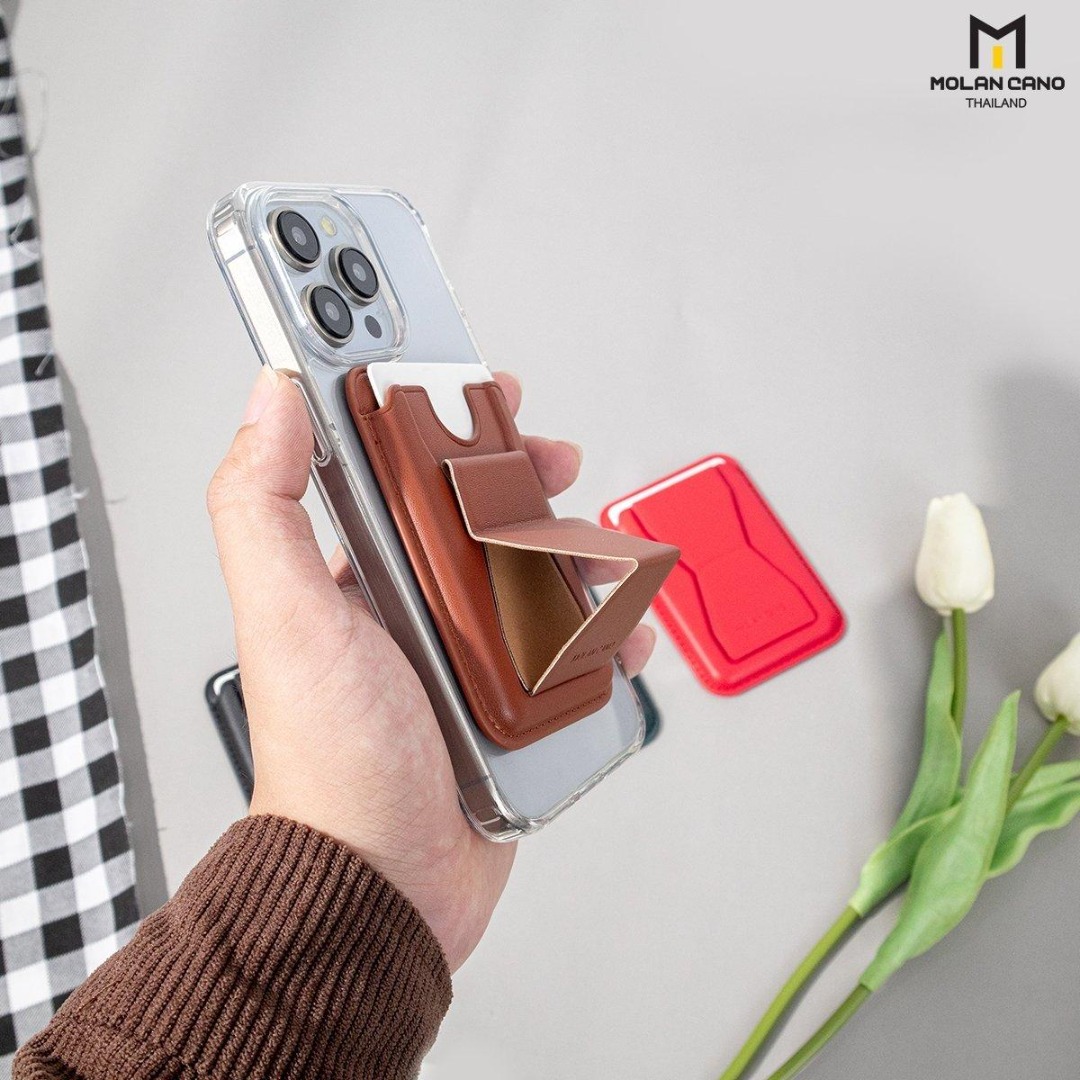 Hana Phone Magsafe Card Holder Wallet with Kick Stand, Men's Fashion ...