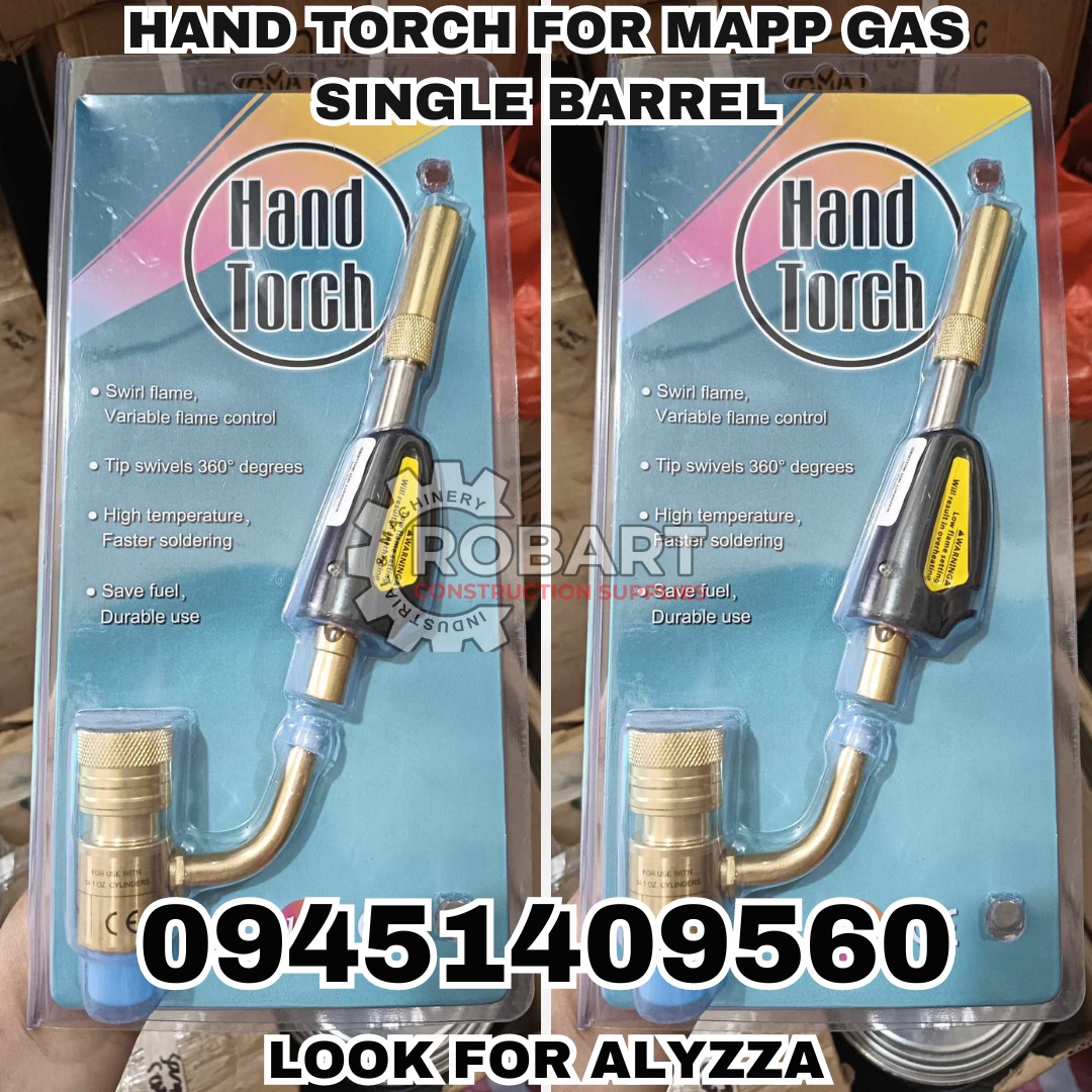 HAND TORCH FOR MAPP GAS, Commercial & Industrial, Construction Tools ...