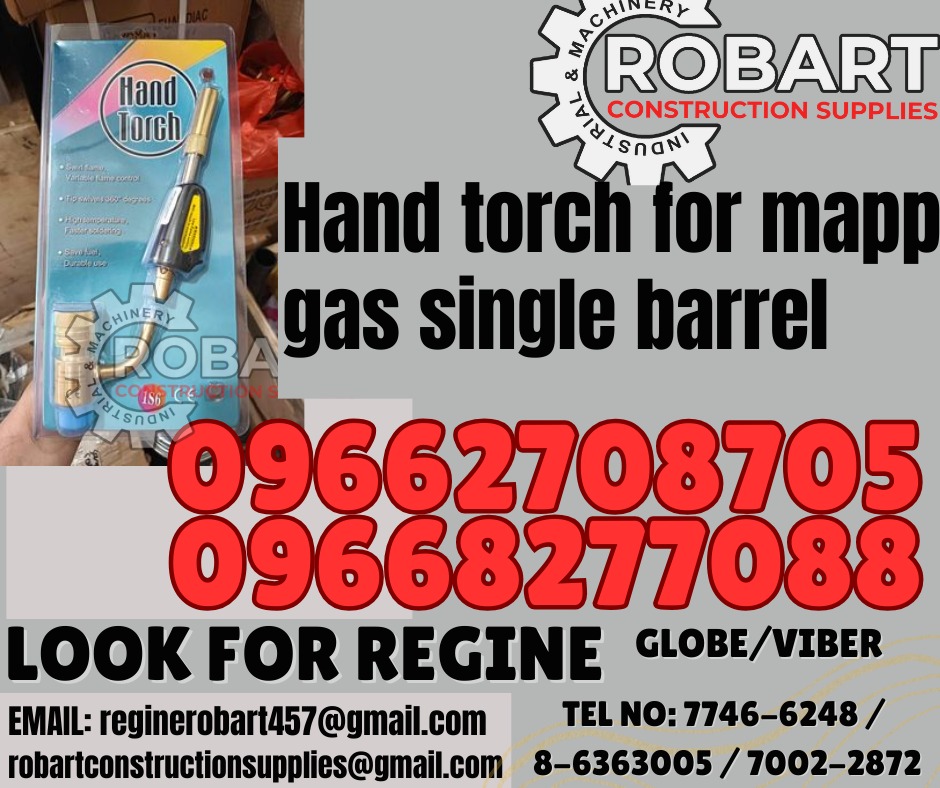 Hand torch for mapp gas single barrel, Commercial & Industrial ...