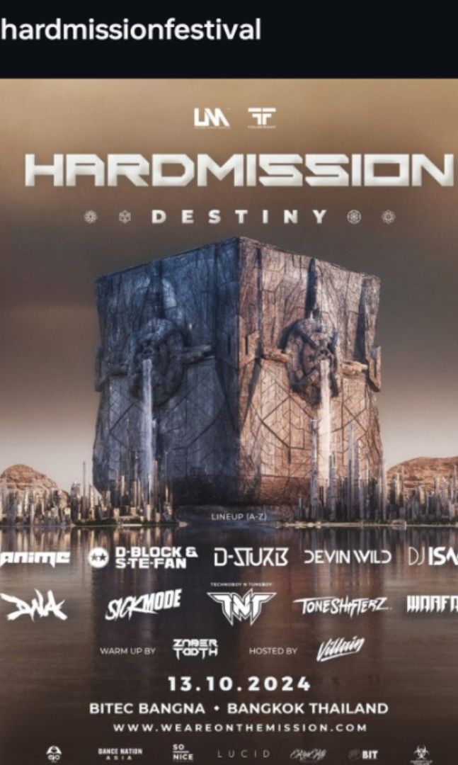 Hard mission/Transmission Bangkok (Oct 2024), Tickets & Vouchers, Event ...