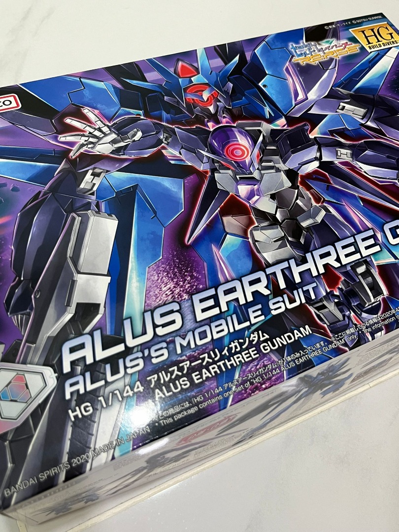 HG Alus Earthree Gundam, Hobbies & Toys, Toys & Games on Carousell
