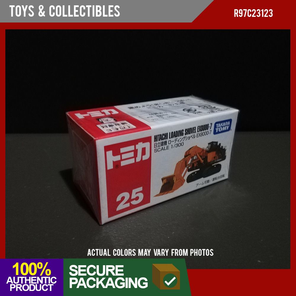 Hitachi Loading Shovel EX8000-7 (Takara Tomy #25) Orange Construction ...