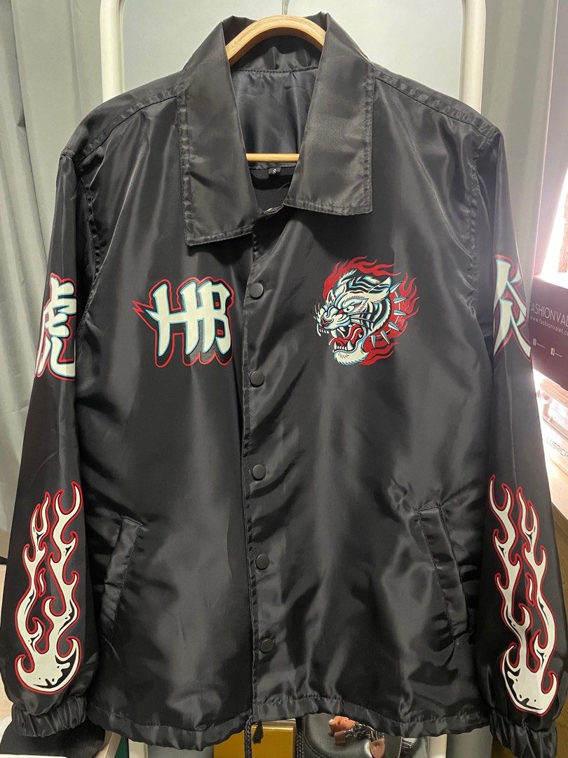 Homebois Coach Jacket Red, Men's Fashion, Coats, Jackets and Outerwear ...