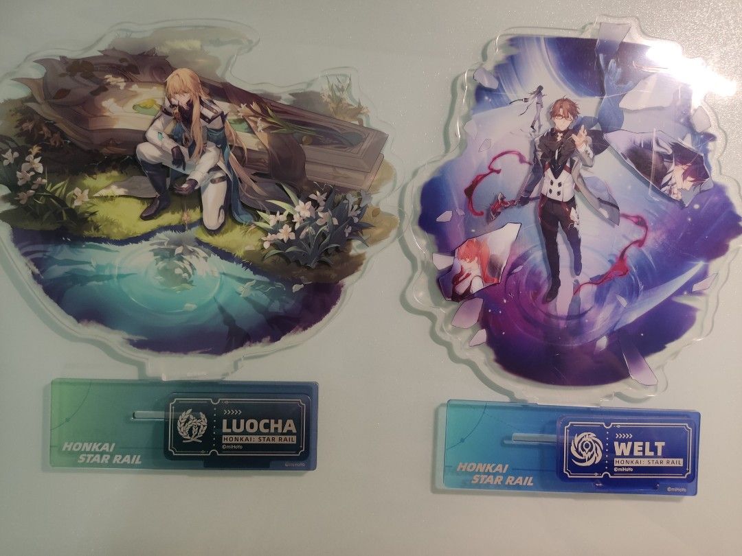Honkai star rail Standee ( Welt , Luocha ), Hobbies & Toys, Toys ...
