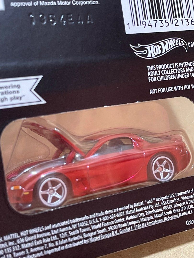 Hot Wheels RLC 1993 Mazda RX-7 R1, Hobbies & Toys, Toys & Games on ...
