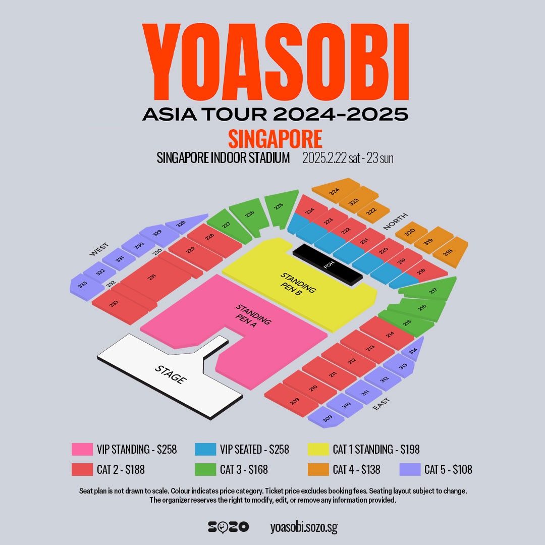 [HTB] YOASABI 2025 ASIA TOUR SINGAPORE, Tickets & Vouchers, Event ...