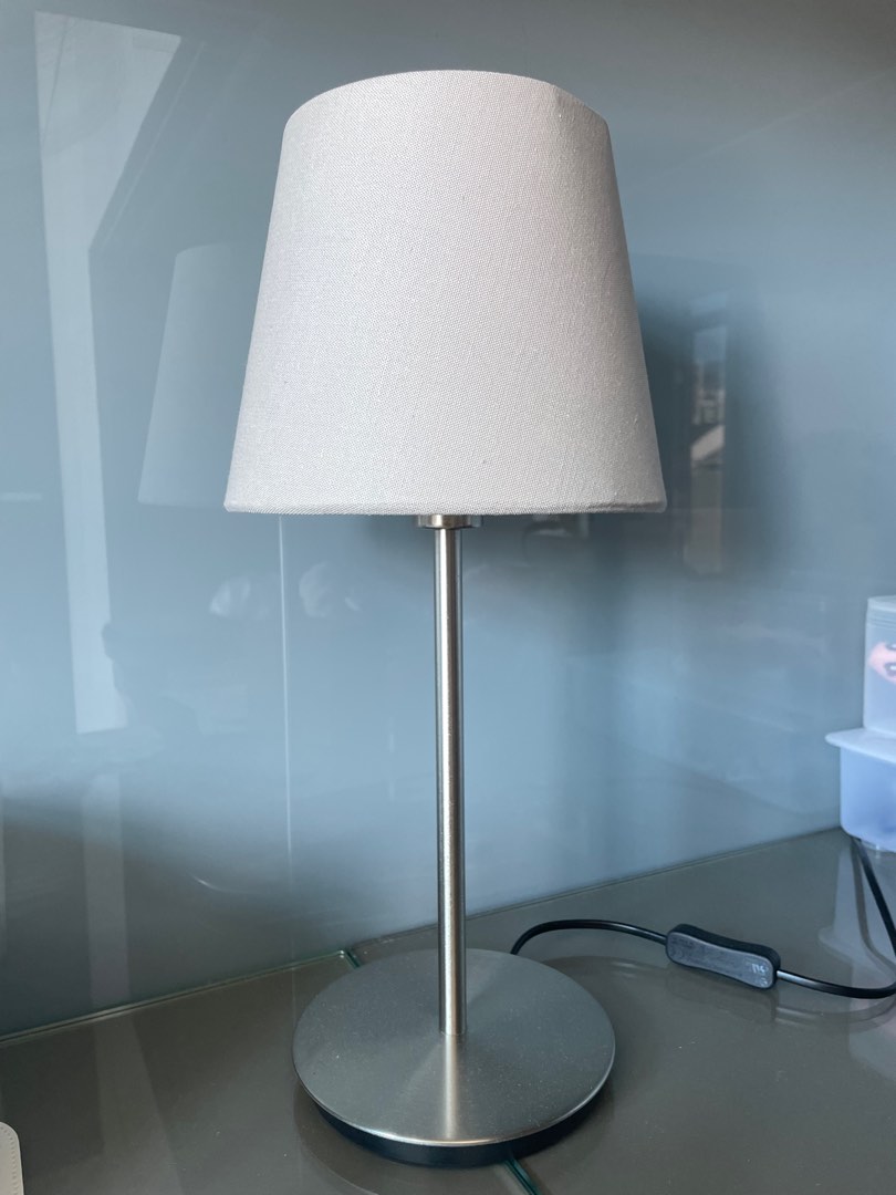 IKEA SKAFTET lamp base + SKOTTORP lamp shade + e14 bulbs, Furniture ...
