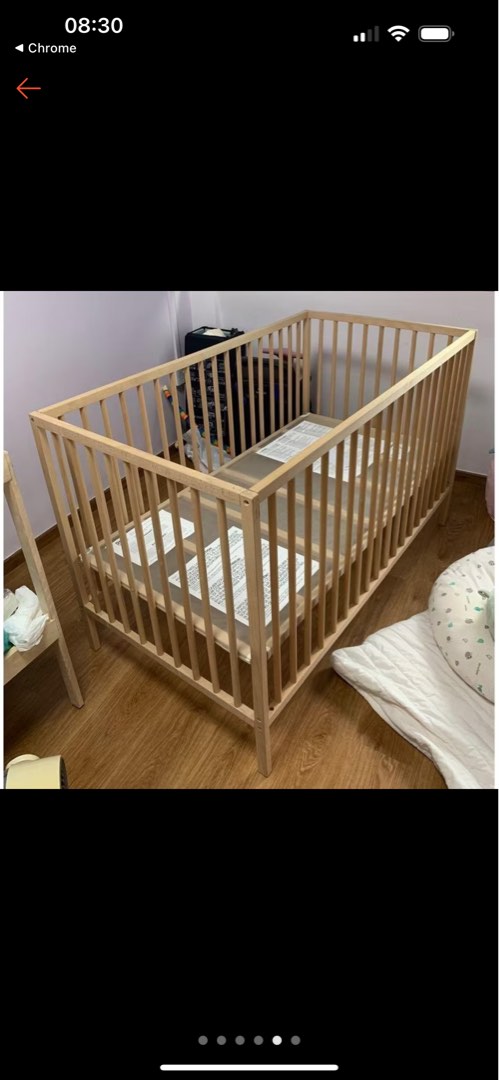 IKEA Sniglar Baby Cot, Babies & Kids, Baby Nursery & Kids Furniture ...