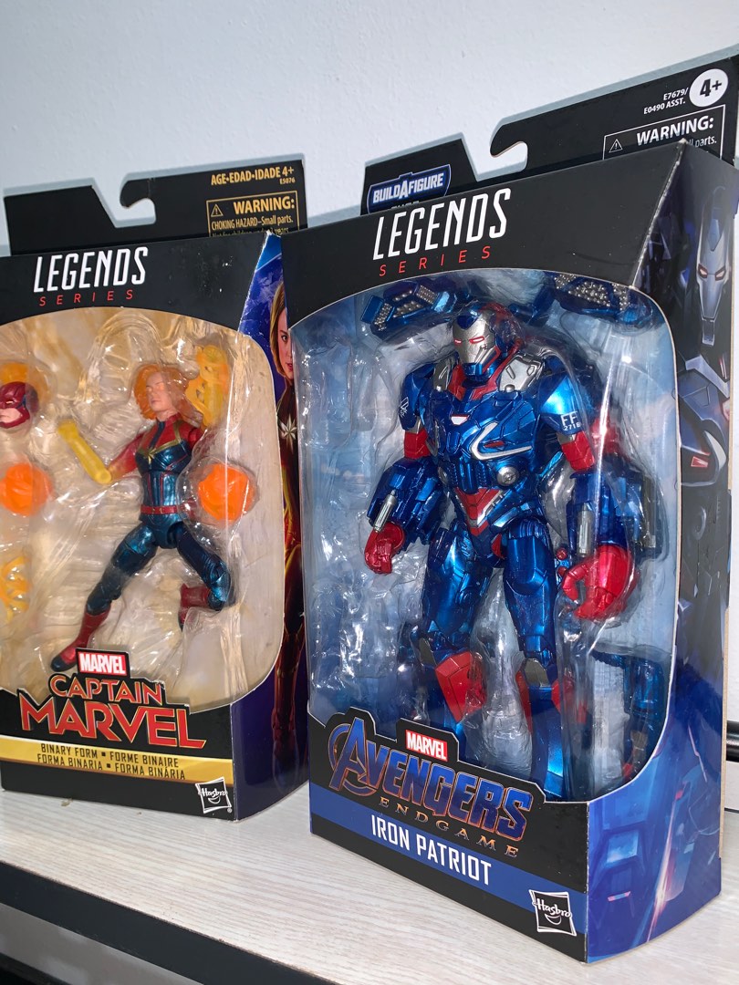 Iron Patriot and Captain Marvel, Hobbies & Toys, Toys & Games on Carousell