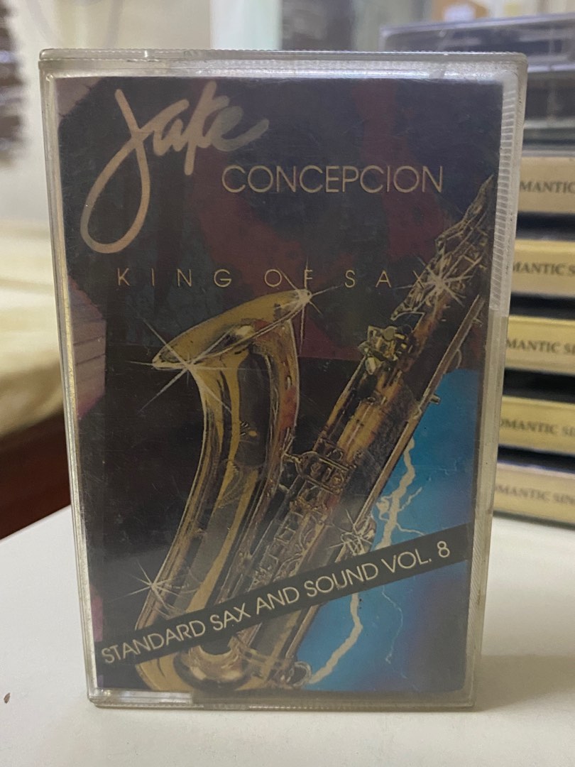Jake Concepcion King Of Sax Standard Sax and Sound Vol. 8 - Original Music Album Cassette Tape ...