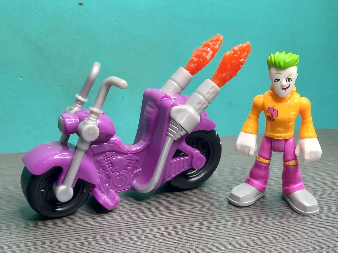 "Joker & Motorcycle" Fisher-Price Imaginext DC Comics, Hobbies & Toys ...