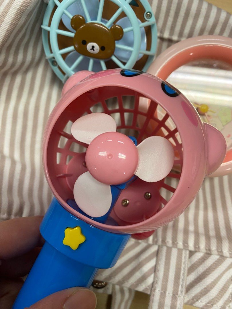 Kirby fan / sumikko table clock / rilakkuma mini fan, Furniture & Home ...