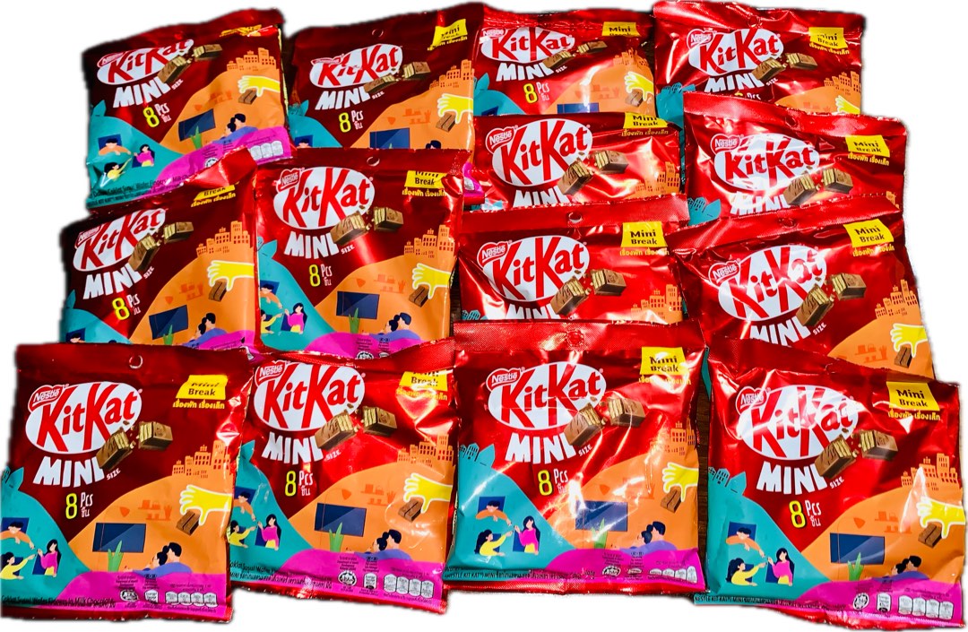 KITKAT Milk Chocolate Mini Size 8pcs per pack, Food & Drinks, Other ...