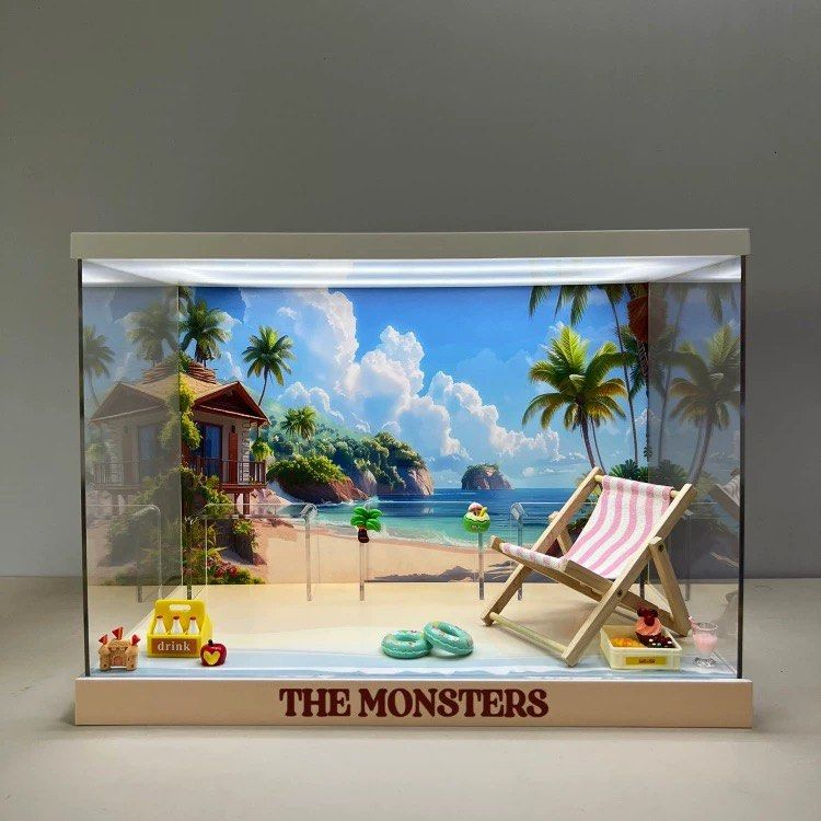 Labubu - Display Box Acrylic, Furniture & Home Living, Home Decor ...