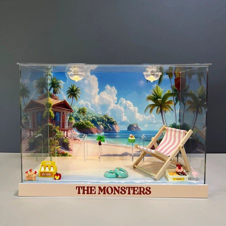 Labubu - Display Box Acrylic, Furniture & Home Living, Home Decor ...