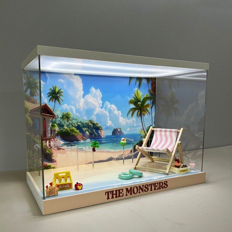 Labubu - Display Box Acrylic, Furniture & Home Living, Home Decor ...