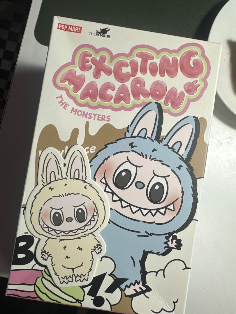 Labubu Exciting Macaron V1, Hobbies & Toys, Toys & Games on Carousell