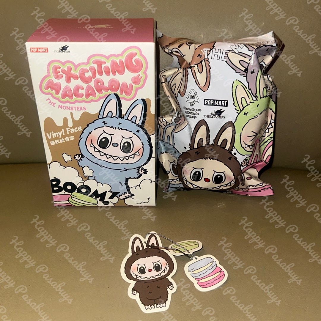 labubu macaron v1 chestnut cocoa, Hobbies & Toys, Toys & Games on Carousell