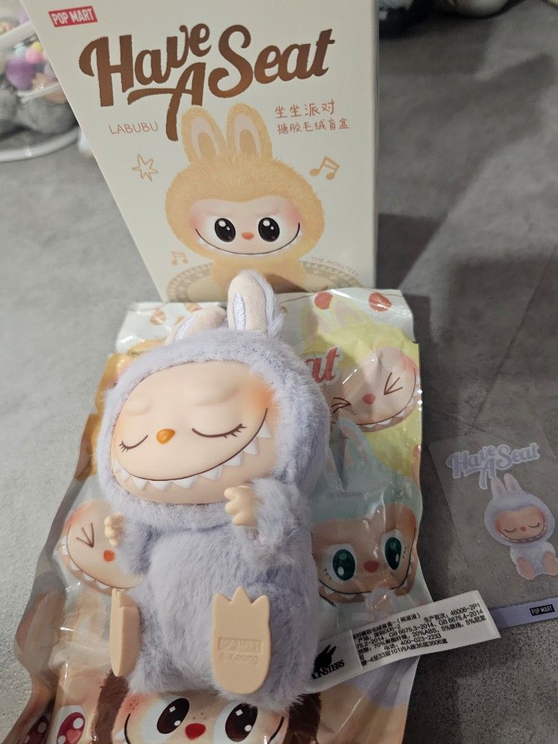Labubu The Monsters V2 Have a Seat Zizi Pop Mart Original, Hobbies ...