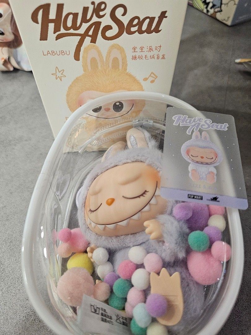 Labubu The Monsters V2 Have a Seat Zizi Pop Mart Original, Hobbies ...