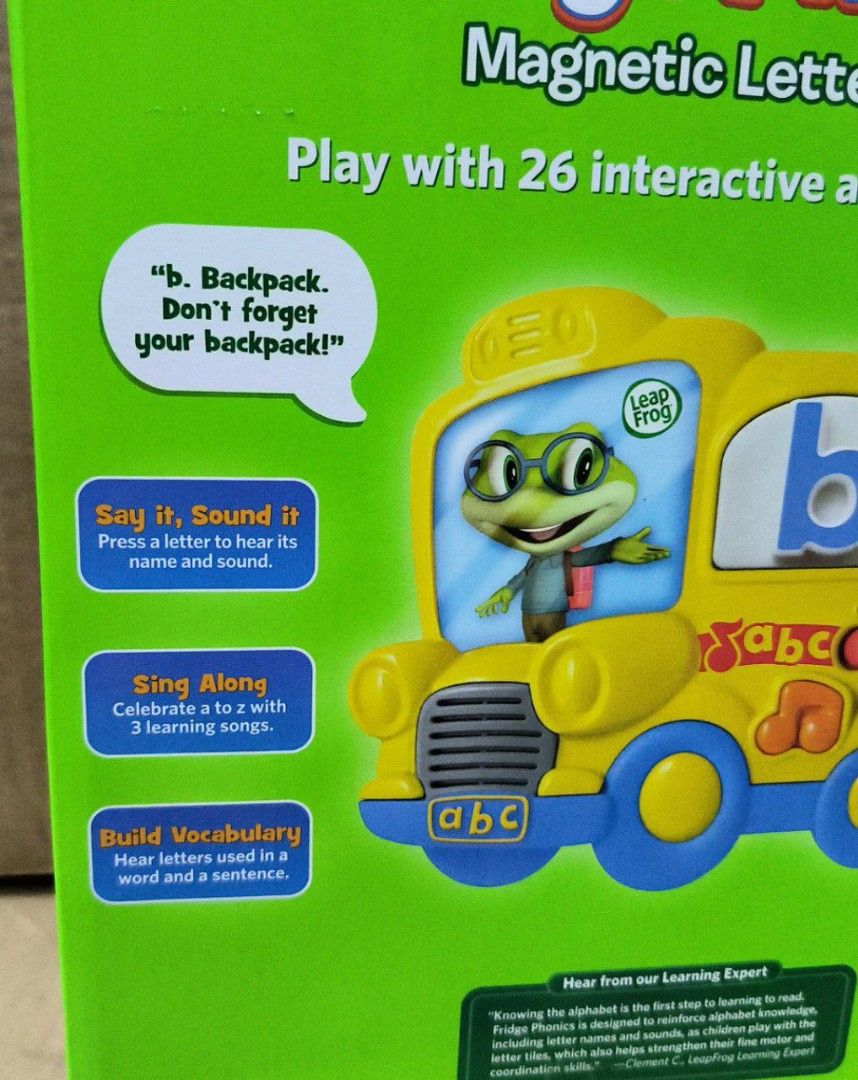 LeapFrog Fridge Phonics Magnet Letter Set, Babies & Kids, Infant ...
