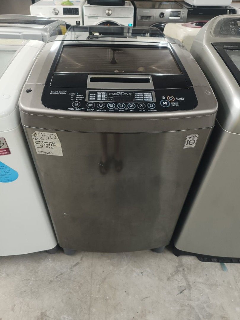 LG 11KG Top Load WFT1161DD, TV & Home Appliances, Washing Machines and Dryers on Carousell