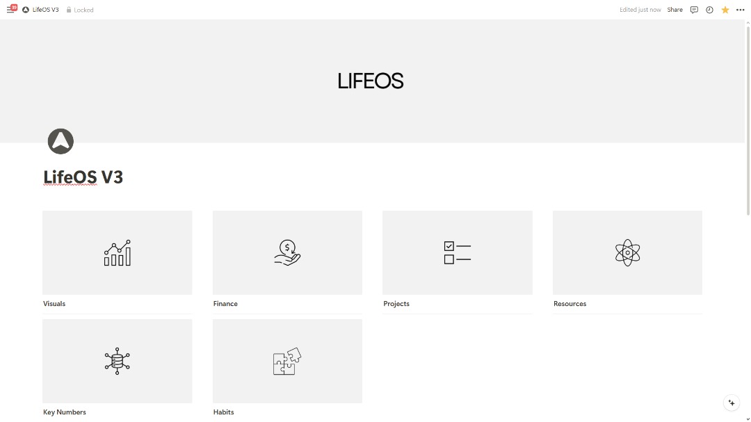 LifeOS (Built in Notion), Computers & Tech, Parts & Accessories ...