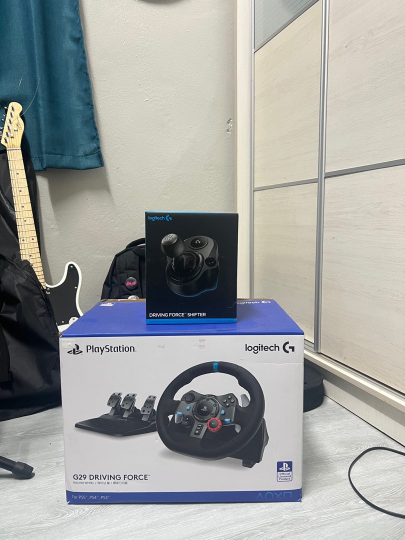 Logitech G29 Steering Wheel Paddle + Shifter, Video Gaming, Gaming ...