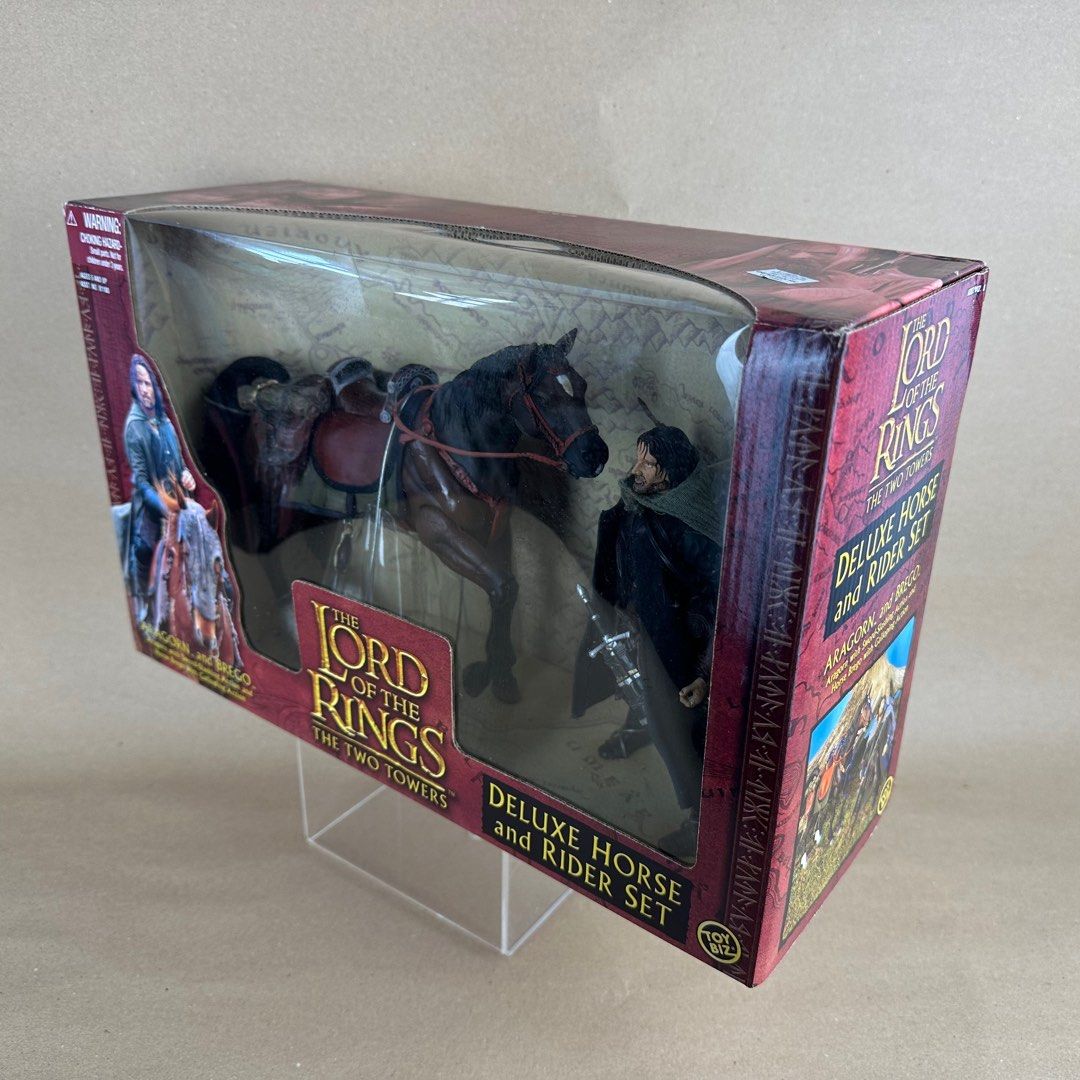 Toybiz The Lord Of The Rings Aragorn And Brego 2002 LOTR Deluxe Horse ...