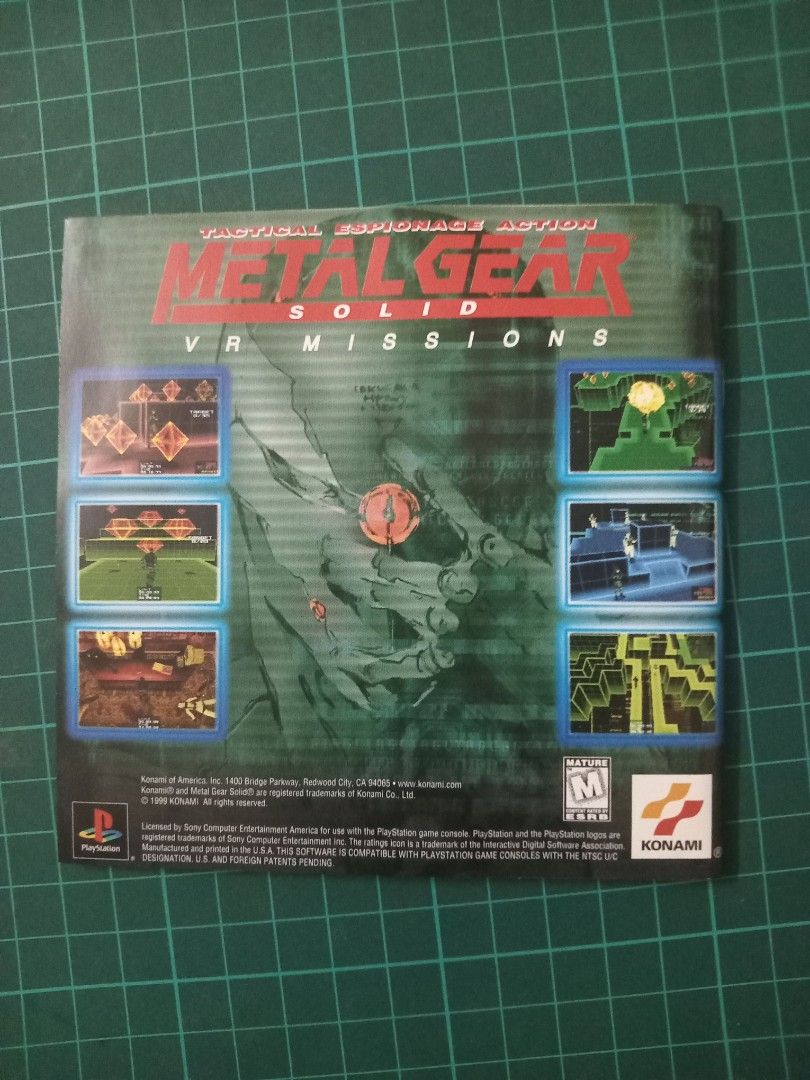 Metal Gear Solid PS1 original disc, Video Gaming, Video Games ...