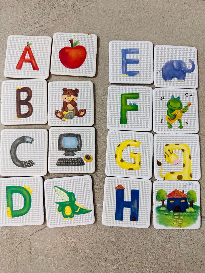 Mideer Alphabet Paired Cards, Hobbies & Toys, Toys & Games on Carousell