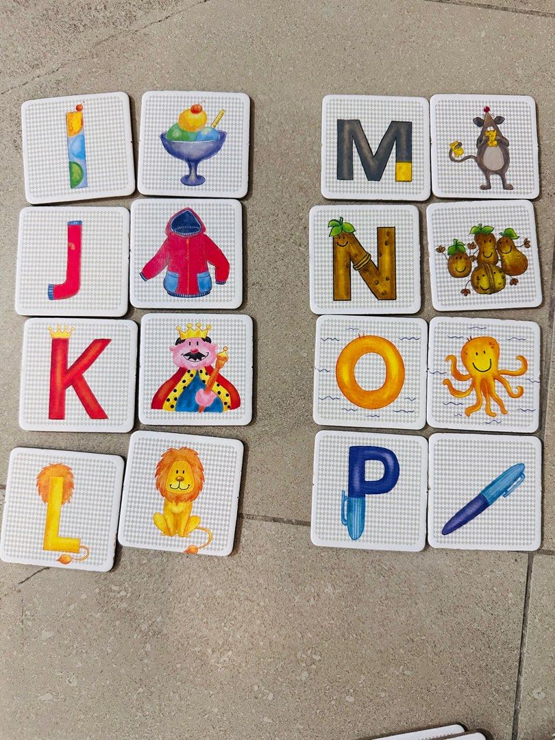 Mideer Alphabet Paired Cards, Hobbies & Toys, Toys & Games on Carousell