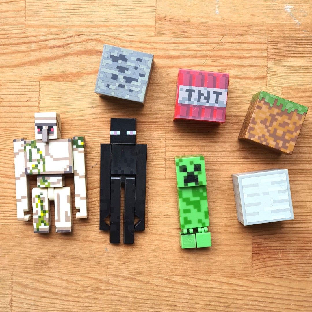 Minecraft figures and accessories, Hobbies & Toys, Toys & Games on ...
