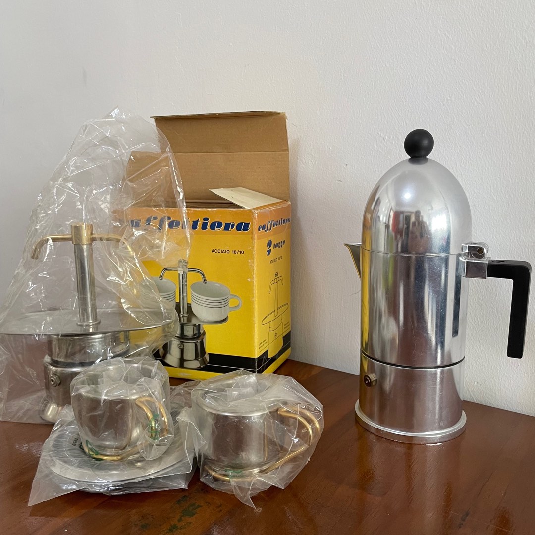 NEW Made in Italy Moka pot Alessi Moka Pot La Cupola , TV & Home ...