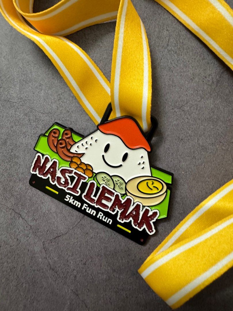 Nasi Lemak 5KM Fun Run Medal, Hobbies & Toys, Collectibles ...