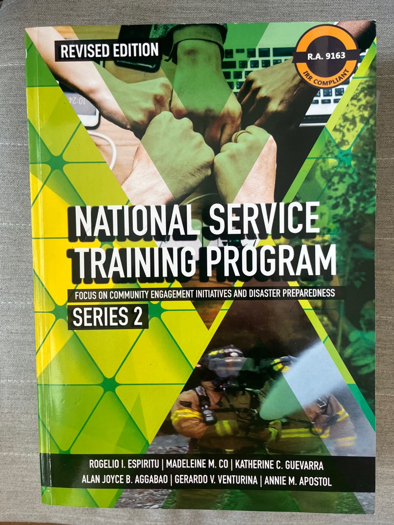National Service Training Program: Focus on Community Engagement ...