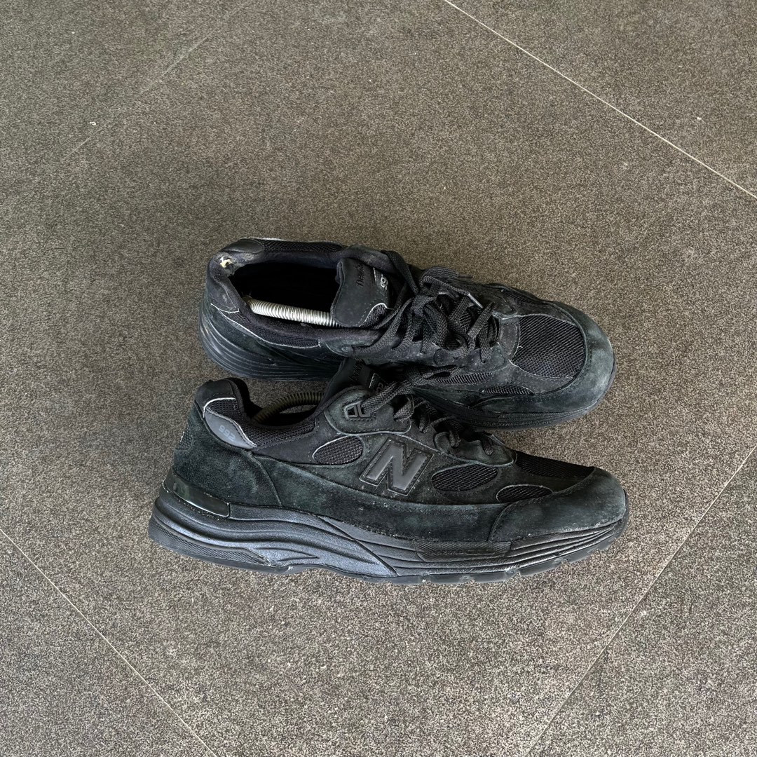 New Balance 992 Triple Black, Men's Fashion, Footwear, Sneakers on ...