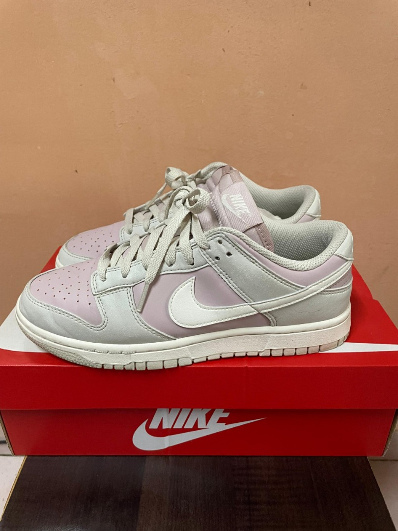 Nike Dunk Low Light Bone Violet, Women's Fashion, Footwear, Sneakers on ...