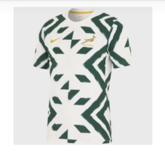 Nike Springboks Men’s Pre-Match Training Rugby Shirt 2024/25, Men's ...