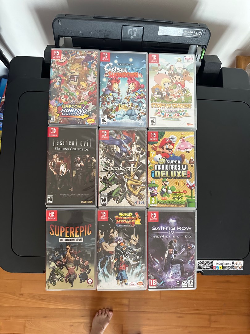 Nintendo Switch game Capcom fighting collection / Scribblenauts ...