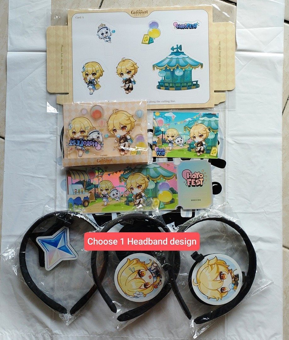 [Official] HoYoFEST 2024 MiHoYo Hoyoverse Genshin Impact Full Bundle Set (+ Free Gift), Hobbies ...