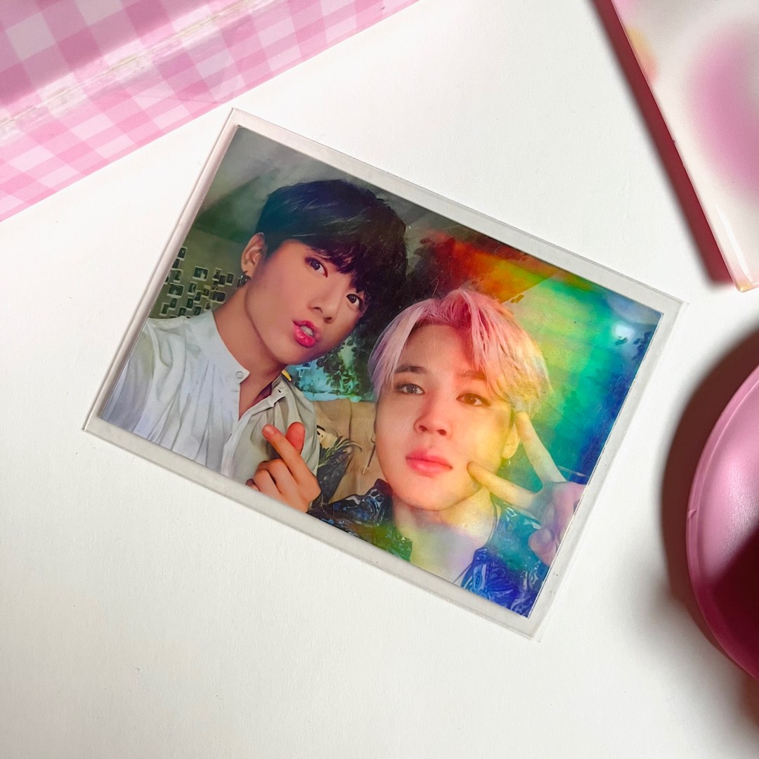onhand FANMADE jikook bts jungkook jimin photocard pc 5th muster magic shop limited ticket ...