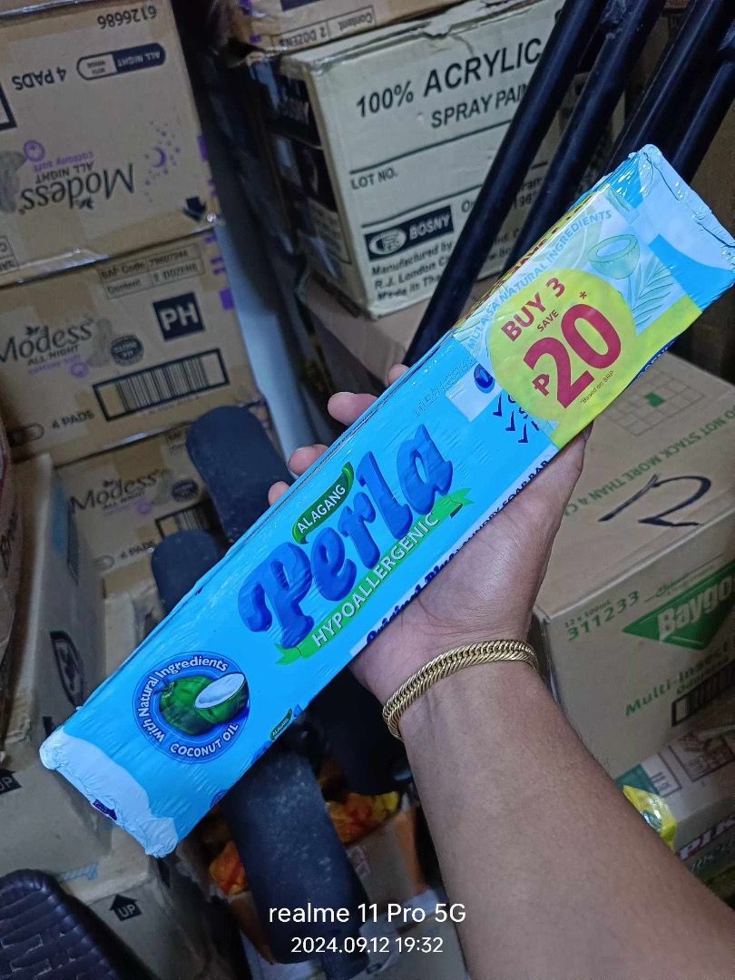 Perla Laundry Bar 380grams (Original) x 3, Furniture & Home Living ...