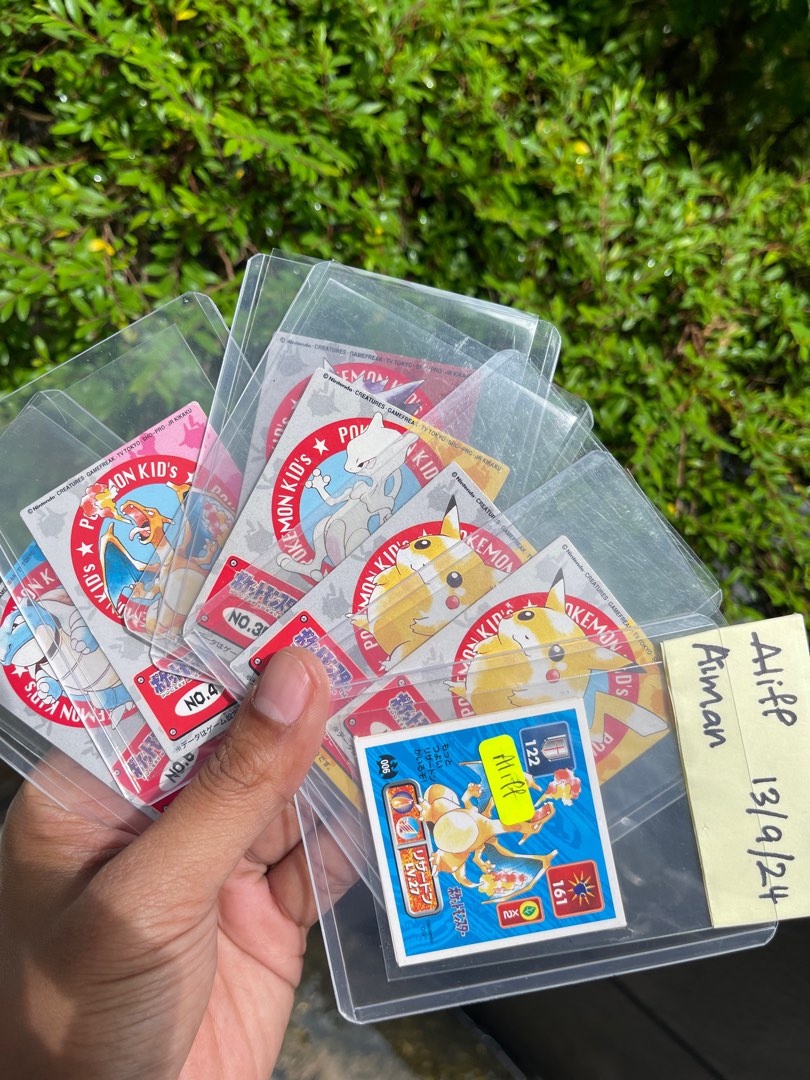 Pokemon Kid’s 1998 & Pokemon Amada Sticker 1996, Hobbies & Toys, Toys ...
