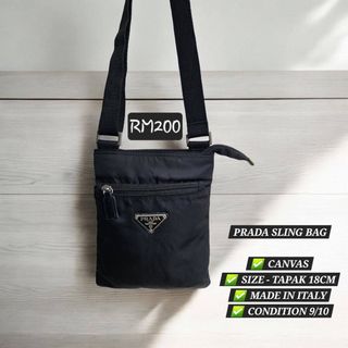 Prada Vintage Sling Messenger Bag, Men's Fashion, Bags, Sling Bags on ...