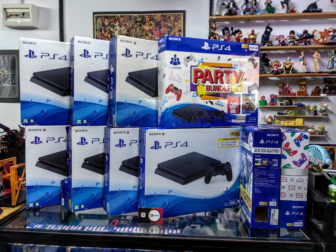 Ps4 slim 500gb fullset box, Video Gaming, Video Game Consoles ...