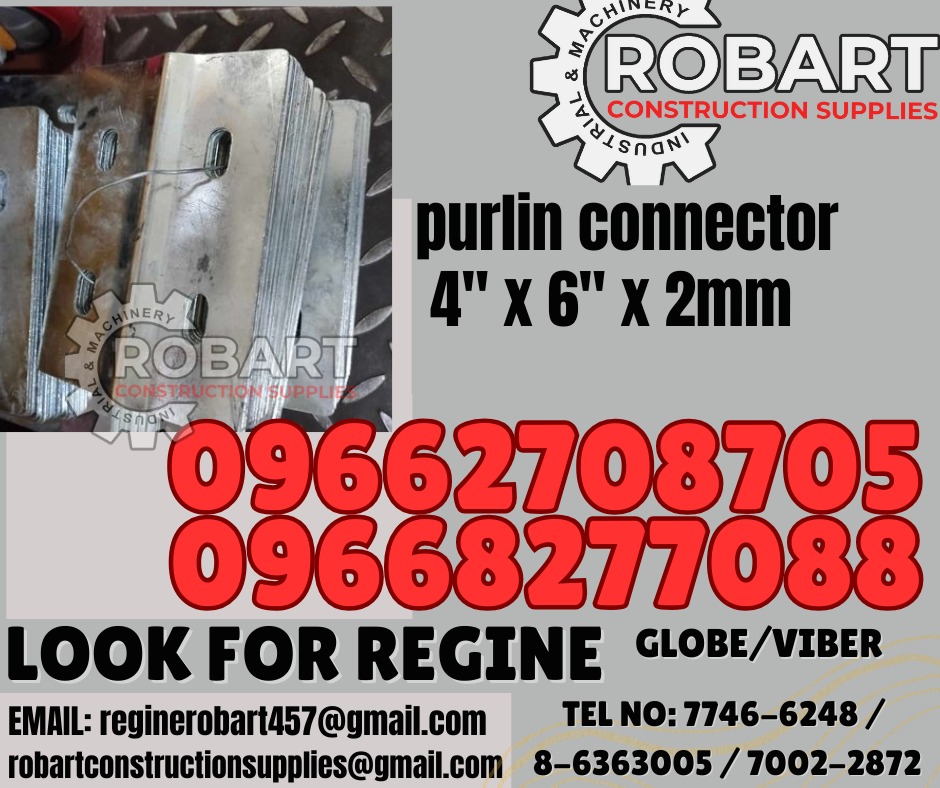 purlin connector 4" x 6" x 2mm, Commercial & Industrial, Construction ...