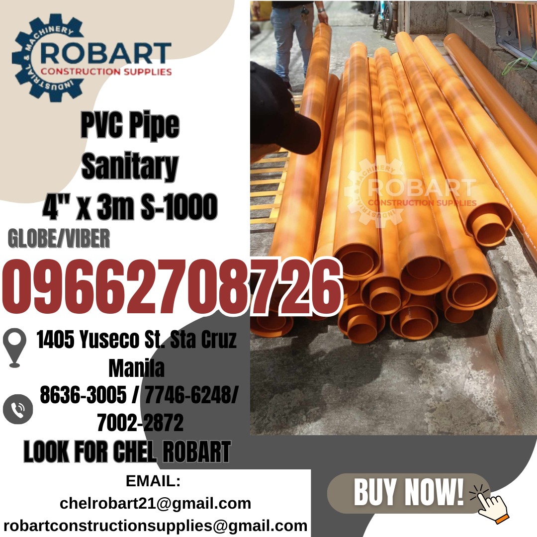 PVC PIPE, Commercial & Industrial, Construction Tools & Equipment on ...