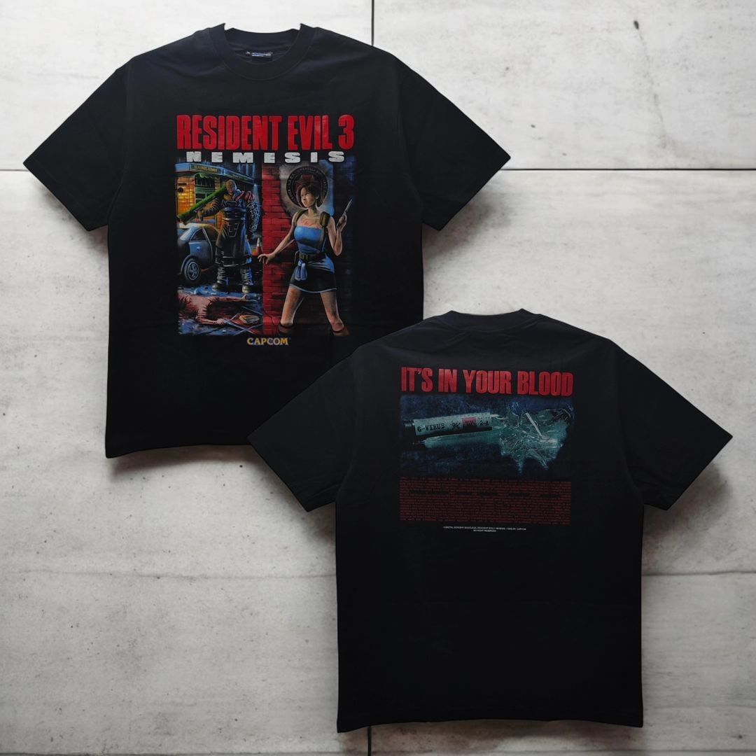 Resident Evil 3 Nemesis T-shirt, Men's Fashion, Tops & Sets, Tshirts ...