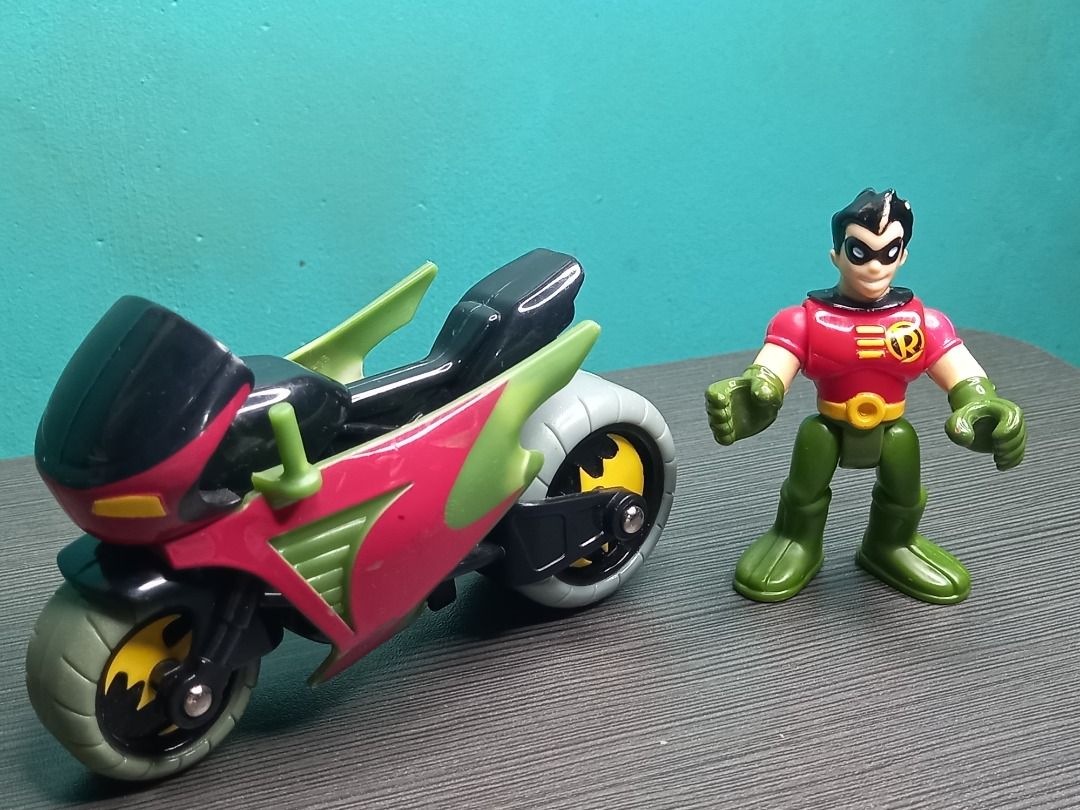 "Robin & Cycle" Fisher Price Imaginext DC Super Friends, Hobbies & Toys ...